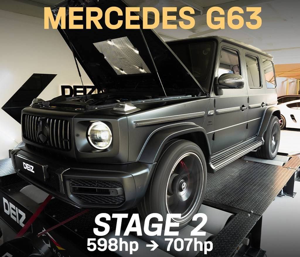 Mercedes-AMG G63 Stage 2 Tuning by DEIZ Garage — Dyno-Tested ...